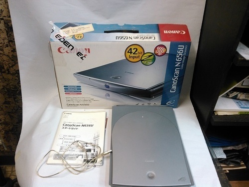 WIN7もOKイメージスキャナーCANONCanoscan N656U (かつまさ) 高畑のOA用品の中古あげます・譲ります｜ジモティーで不用品の処分