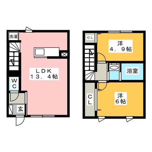 賃貸アパート 愛知県岡崎市岡町 お洒落なメゾネット2LDK 築浅 (りめ) 美合のアパートの不動産・住宅情報・無料掲載の掲示板｜ジモティー