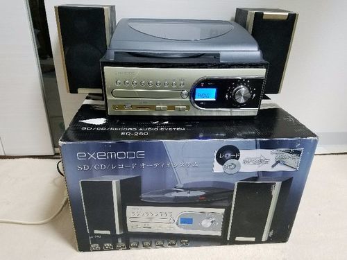 exemode SD/CD/レコードオーディオシステム ER-250 (りばてい) 江東のオーディオ《コンポ》の中古あげます・譲ります｜ジモティーで不用品の処分