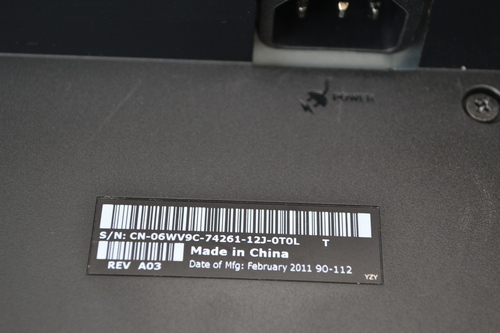 225) 【美品】DELL 液晶モニター 20インチ REV A03 パソコン 電源コード 付き (リサイクルオフ) 宮前平の周辺機器の中古 ...