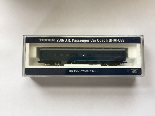 ☆中古美品☆ TOMIX 2506 JR客車オハフ33形(ブルー) (O.Miyajima) 富山の模型、プラモデルの中古あげます・譲ります｜ジモティーで不用品の処分