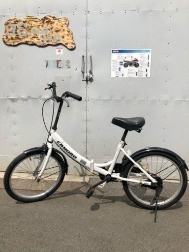 canoro 折りたたみ自転車 (ヒロ JS 営業) 瓢箪山の自転車の中古あげます・譲ります｜ジモティーで不用品の処分