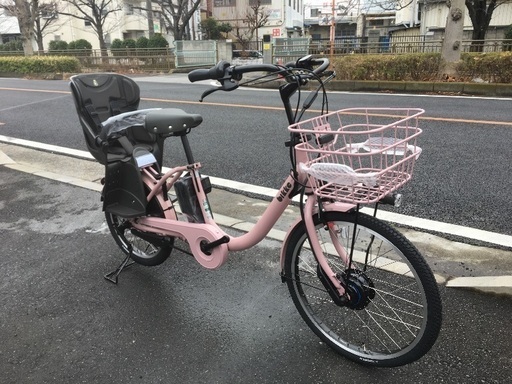 ☆ブリヂストン子供乗せ電動自転車 ビッケモブdd オールドローズ ☆ブリヂストン子供乗せ電動自転車 ビッケモブdd オールドローズ