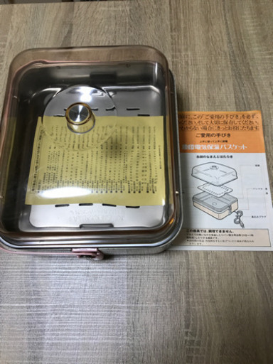 象印保温バスケットホーロー製未使用 (kaiten) 防府のキッチン家電《電磁調理器》の中古あげます・譲ります｜ジモティーで不用品の処分