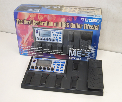 BOSS ME-33 ギターマルチエフェクター ☆ PayPay(ペイペイ)決済可能 ☆ 札幌市 清田区 平岡 (モノハウス平岡店) 大谷地の ...