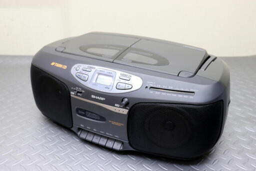 コンパクトディスクステレオカセットSHARP QT-C606-Bジャンク (pickers) 名鉄岐阜のオーディオ《ラジカセ》の中古あげます・譲ります｜ジモティーで不用品の処分