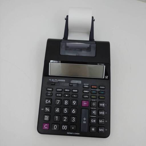 でデータを CASIO - 通販 - PayPayモール プリンター電卓 HR-170RC-BK Felista玉光堂 でデータを