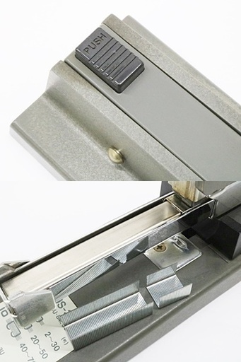 プラス大型ホッチキスPLUS-3UE動作OKサイズ：W6.5×D28×H16.5cm使用針：No.3,3U-8M,3U-10Mオフィス用品文… (リサオビ) 帯広のその他の中古あげます・譲り ...
