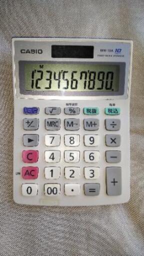 カシオ10桁表示電卓MW-10A (ひろあき) 東川口の生活家電《その他》の中古あげます・譲ります｜ジモティーで不用品の処分