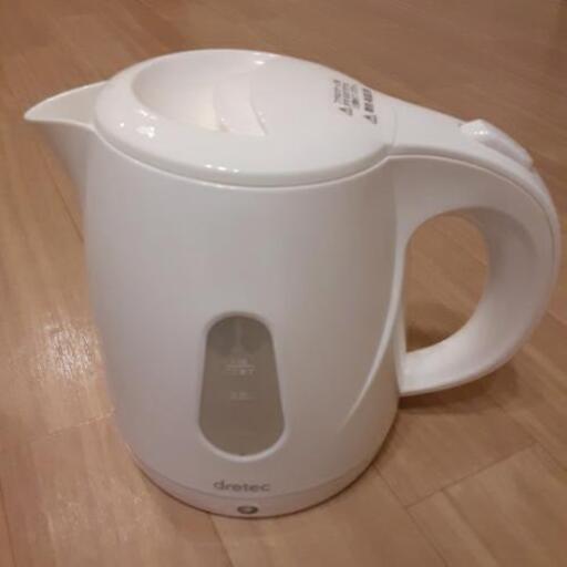 DRETEC製電気ケトル(ディッピー)PO-129 (ほーそ) 三郷中央のキッチン家電《電気ポット》の中古あげます・譲ります｜ジモティーで不用品の処分