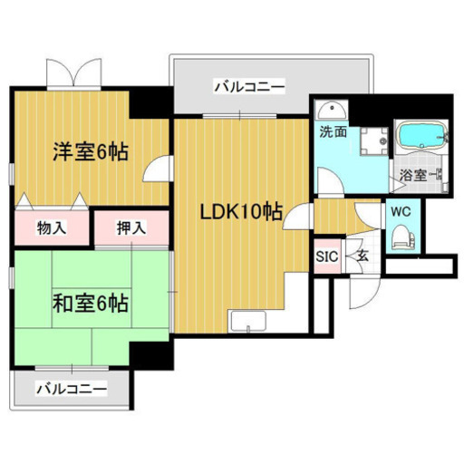 荒本駅徒歩6分 2LDKオートロック付、鉄筋コンクリート造 (賃貸のスモッピー) 荒本の賃貸（マンション/一戸建て）の不動産・住宅情報・無料掲載の掲示板｜ジモティー