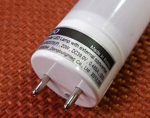 LED蛍光灯 在庫約80本 DC39V FAWOO FL20-D4G13T8(P) LEDライト 照明 ランプ 25.5×1198mm 2 ...