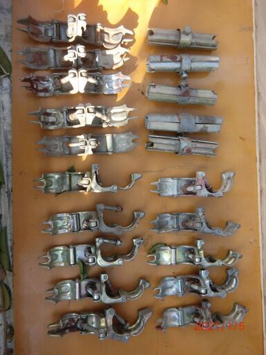 足場クランプ＆ジョイント部品（中古品） (ららんちゃん) 群馬藤岡のその他の中古あげます・譲ります｜ジモティーで不用品の処分