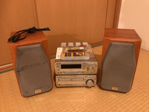 SHARP MD-X10S カセットデッキスピーカーセットシャープ (逸見) 新横浜の家電の中古あげます・譲ります｜ジモティーで不用品の処分