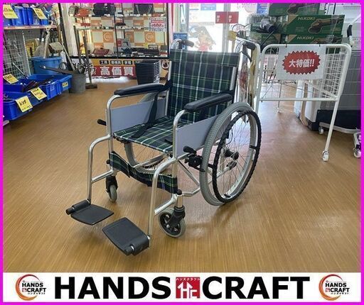 コーナンKG19-7242アルミ製車いす※80kgまで！ (ハンズクラフト下関店) 下関のその他の中古あげます・譲ります｜ジモティーで不用品の処分