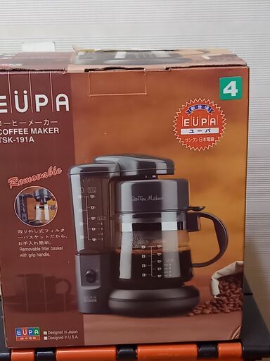 EUPA コーヒーメーカー TSK-191A 未使用品 (makoto) 名古屋のキッチン家電《コーヒーメーカー》の中古あげます・譲ります｜ジモティーで不用品の処分