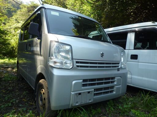 (ID3595)軽バン専門店在庫50台30万円スズキエブリイバン新型 5AGS 4WD 車検2年付平成27年式諸経費込360,000円 ...