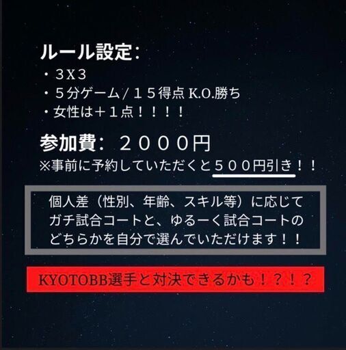 3x3 pickup game (バックドアベース) 中書島のスポーツのイベント参加者募集・無料掲載の掲示板｜ジモティー