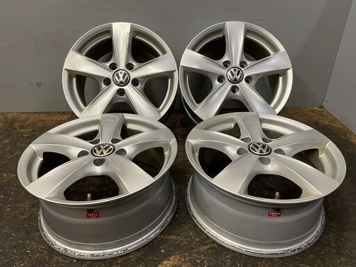 AGA TARGA JAPAN 社外ホイール 16インチ 4本 7J5HPCD112+53 VW/ゴルフ/パサート等(VHV046)クレジッ… (tanikawa_s) 中の島のタイヤ ...