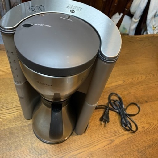 sanyoコーヒーメーカーSAC-SP6 (ようかん) 西大分の調理器具《キッチンツール》の中古あげます・譲ります｜ジモティーで不用品の処分