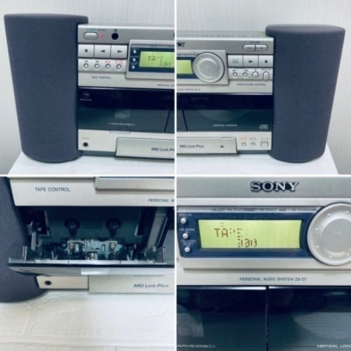 SONY ZS-D7 リモコン付 パーソナルオーディオシステム ジャンク (Lanikai) 亀戸水神の家具の中古あげます・譲ります ...