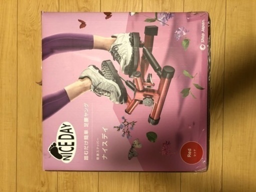 健康ステッパーナイスデイ レッド【ショップジャパン NICE-WS3 】 (じゅん) 東刈谷のフィットネス、トレーニングの中古あげます・譲ります｜ジモティーで不用品の処分