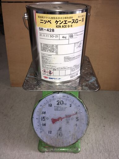 日本ペイント ニッペ ケンエースG-Ⅱ SR-428 管理番号 5 (kouken) 神領のその他の中古あげます・譲ります｜ジモティーで不用品の処分