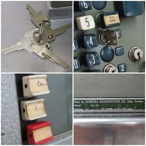 ♪SWEDA/スエダ モデル46 スウェーデン製 レジスター/レジ 昭和レトロ ジャンク♪ (ASTY) 石山通のその他の中古あげます・譲り ...