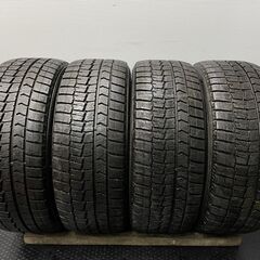 DUNLOP WINTER MAXX WM02 235/50R18 18インチ スタッドレス 4本 2017年製 バリ溝 アルファード ヴェルファイア等 (TD699)クレジットカード QR ...