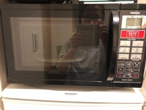 山善オーブン電子レンジ、黒 (アナ) 横浜の家電の中古あげます・譲ります｜ジモティーで不用品の処分