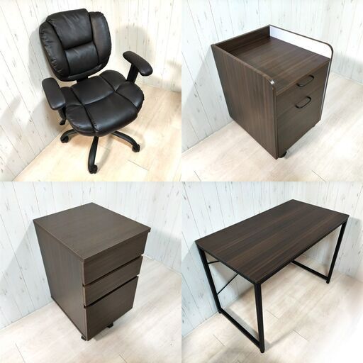 作業用デスク チェア チェスト 全4点セット!! N06028 (ありんこ) 札幌のその他の中古あげます・譲ります｜ジモティーで不用品の処分
