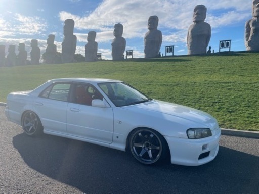 R34 純5MT 2駆/4駆 GF-ENR34 スカイライン (KK) 白石のスカイラインの中古車｜ジモティー