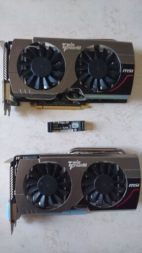 msi GeForce GTX 660 2GB 2個セットSLIコネクタ付 (たくちゃん) 札幌のPCパーツの中古あげます・譲ります ...