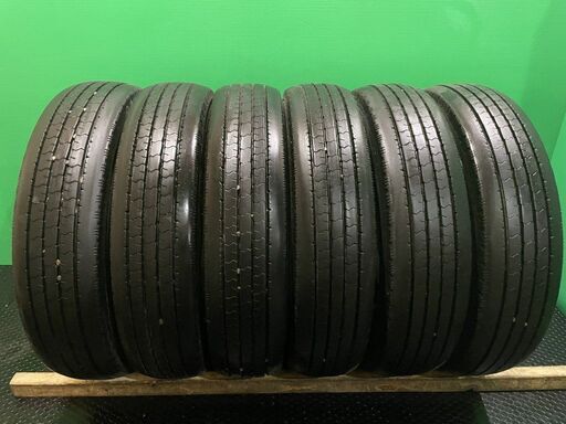 DUNLOP SPLT33 K 195/85R16 114/112L LT 16インチ ライトトラック用 夏タイヤ 6本 2018年製 バリ ...