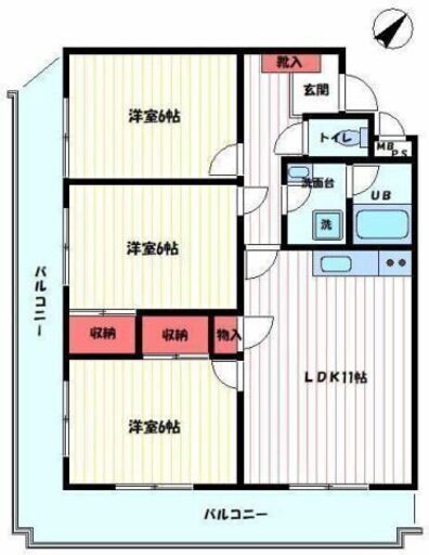 【初期費用🉐仲介手数料半額・契約月家賃無料🉐】ファミリー向 3LDK/妙典駅6分 (ヒコタ不動産株式会社) 妙典のマンションの不動産・住宅情報・無料掲載の掲示板｜ジモティー