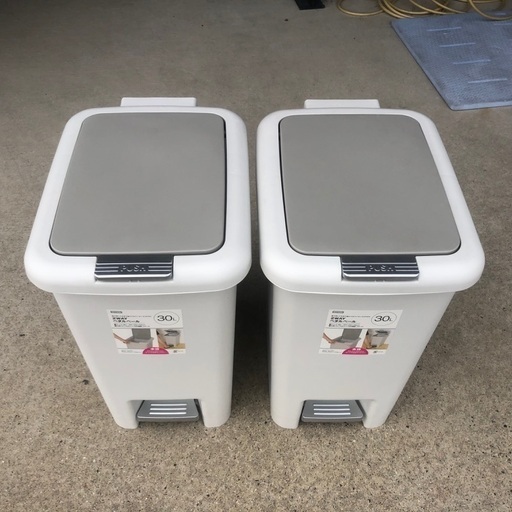 ニトリ 2WAYペダルペール 30L 2コセット (furusana) 瀬戸口のインテリア雑貨/小物《ごみ箱》の中古あげます・譲ります｜ジモティーで不用品の処分