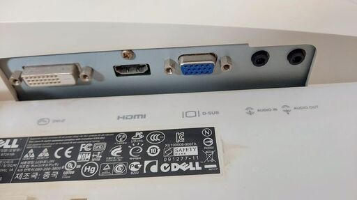 DELL ST2410 24インチフルHDワイドスクリーンモニタ (shimeru) つくばの家電の中古あげます・譲ります｜ジモティーで不用品の処分