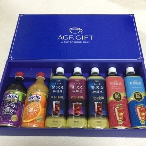 AGFアイスコーヒーギフト800～900のボトル7本LR-30ちょっと贅沢な珈琲店紅茶物語オレンジ・ぶどうジュース (みやこ プロフ要確認) 札幌の食品の中古あげます・譲ります｜ジモティーで ...