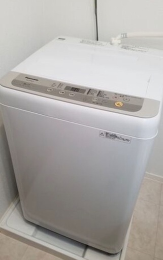 洗濯機 パナソニック5Kg 2019年制 Panasonic NA-F50B12 (ryo) 東大和市の生活家電《洗濯機》の中古あげます・譲ります｜ジモティーで不用品の処分