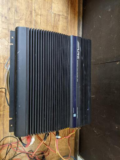ALPINEアルパイン3549 パワーアンプ通電確認 (影山 輝) 行徳のカーオーディオの中古あげます・譲ります｜ジモティーで不用品の処分