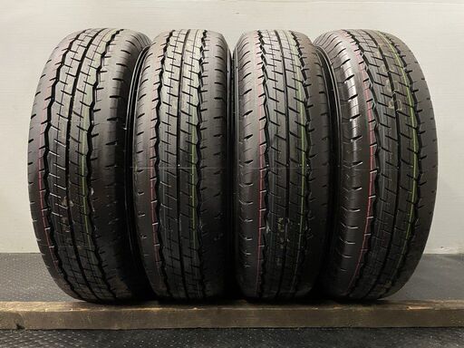 新車外し 2022年製 DUNLOP SP175N 195/80R15 107/105N LT 15インチ 夏タイヤ 4本 ハイエース キャ ...