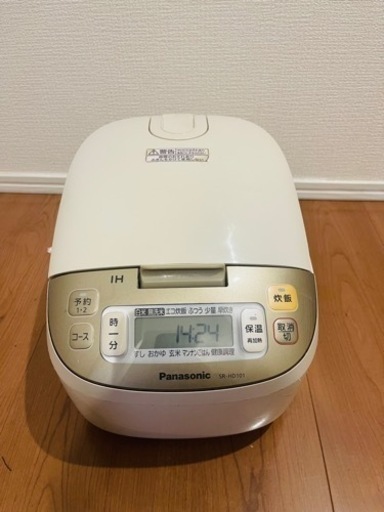 Panasonic IHジャー炊飯器 SR-HD101 (lumieres) 赤土小学校前のキッチン家電《炊飯器》の中古あげます・譲ります｜ジモティーで不用品の処分