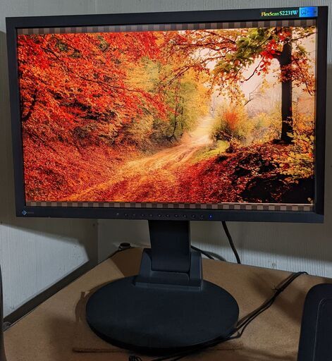 【モニター】EIZO FlexScan S2231W 22型 (DVI/VGA/電源ケーブル付き) (コーキ) 土浦の周辺機器の中古あげます ...