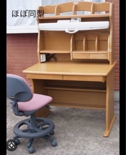 /値下げ可/24日まで毎日引き渡し可/ITOKI CREBIO イトーキクレビオ学習机 (カール) JR総持寺の家具の中古あげます・譲ります｜ジモティーで不用品の処分