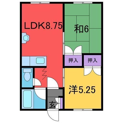 東光2LDKのお部屋です♪ (0166374220) 旭川の賃貸（マンション/一戸建て）の不動産・住宅情報・無料掲載の掲示板｜ジモティー