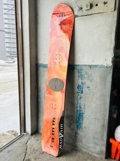 RAD AIR ラッドエア reto lamm レトラム スノーボード 158cm 板のみ (フルモン) 豊平公園のスノーボードの中古あげます ...