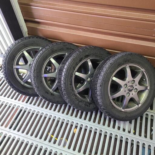 スタッドレス軽四ワゴンR アトレーエブリ―など (アッシュ) 松任のタイヤ、ホイールの中古あげます・譲ります｜ジモティーで不用品の処分