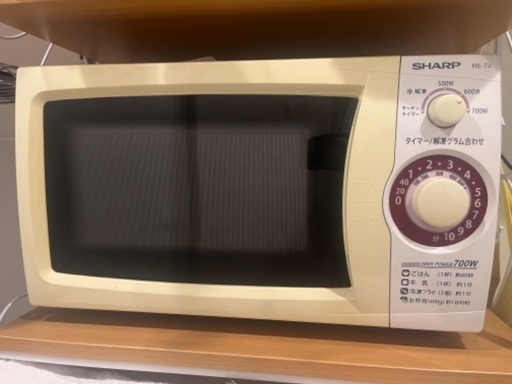 電子レンジSHARP 2015年製 (なお) 鷺沼のキッチン家電《電子レンジ》の中古あげます・譲ります｜ジモティーで不用品の処分