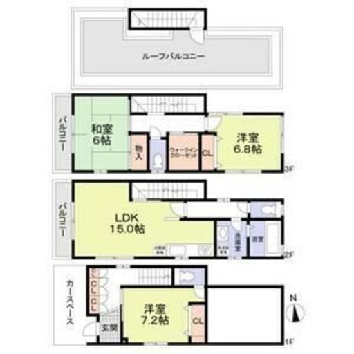 🍀戸建 3階建て リフォーム済🍀 【姫松駅 徒歩2分】敷金0 3SLDK 中型犬相談 システムキッチン バストイレ別 ウォシュレット 独立洗… (リーズ不動産) 西田辺の一戸建ての不動産・住宅 ...