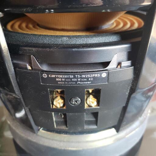 carrozzeria TS-W252PRS 800W 人気 ウーハー サブウーハー